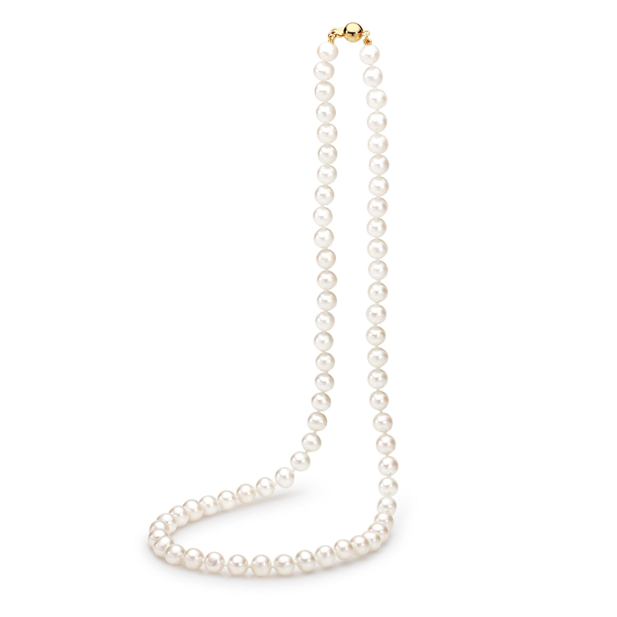 9ct Yellow Gold Cultured Pearl Clara Necklace | Ikecho Australia